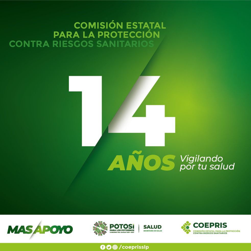 Celebra Coepris catorce años vigilando la salud de los potosinos
